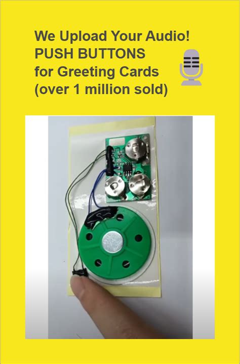 Bulk Push Button Sound Modules For Business Marketing Campaigns Media