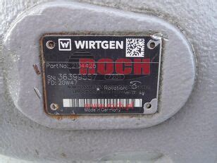Wirtgen 2104425 Hydraulic Pump For Excavator For Sale Poland Tarnowskie