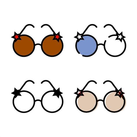 Premium Vector Sun Glasses Vector Type Icon