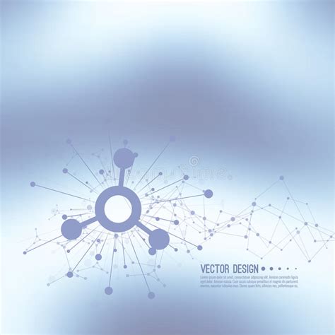 Array With Dynamic Emitted Particles Stock Vector Illustration Of