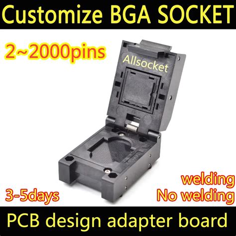 BGA1023 Custom socket adapter test jig BGA LGA1023 LBGA1023 CSP1023 ...