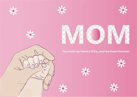 мама держит ребенка за руки с днем матери Png Pngwing