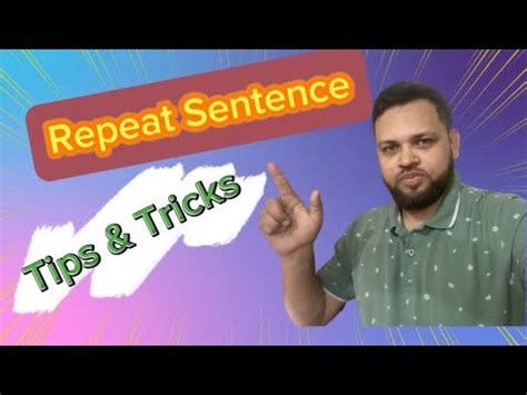 PTE Repeat Sentence Tips And Tricks YouTube
