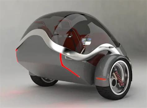 Gyro Two Wheeled Gyroscopically Stabilized Electric Vehicle By Carlos