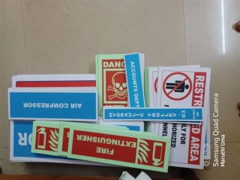 Green Modern Exit Sign Board Shape Rectangle Mm At Rs Piece In Bengaluru