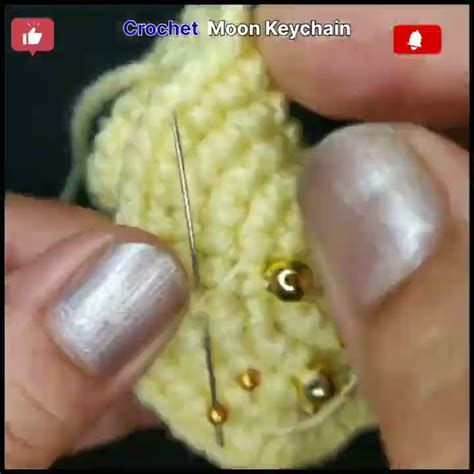 How To Make Crochet Moon Keychain Smart Keychain Youtube