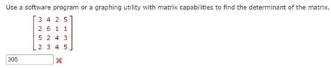 Answered Use A Software Program Or A Graphing Utility With Matrix