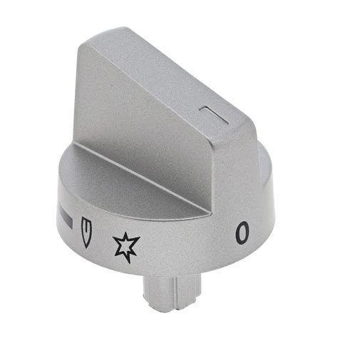 Knob Gas Inox For Cookers Ovens And Hobs 140198832010 Zanussi