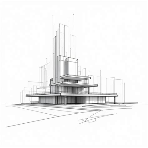 Architectural Design Drawing Stable Diffusion Online