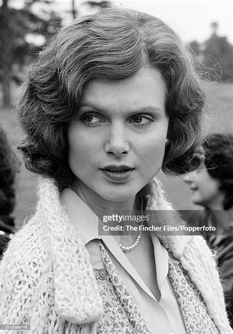 English Actress Madeline Smith During The Filming Of The Lwt News