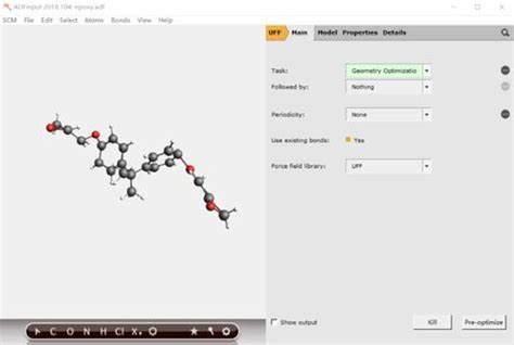 Molecular Structure Optimization Parameters Of Epoxy Resin Download