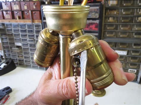 Lamp Parts And Repair Lamp Doctor Brass Table Lamp Pull Chain Cluster Repair