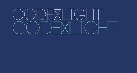 Code Light Free Font What Font Is Code Light Free Font What Font Is
