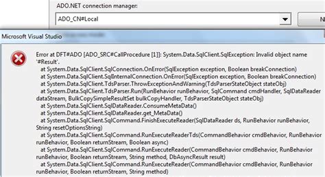 Using Sql Server Stored Procedures In Ssis Data Flow Sources Sqlservercentral