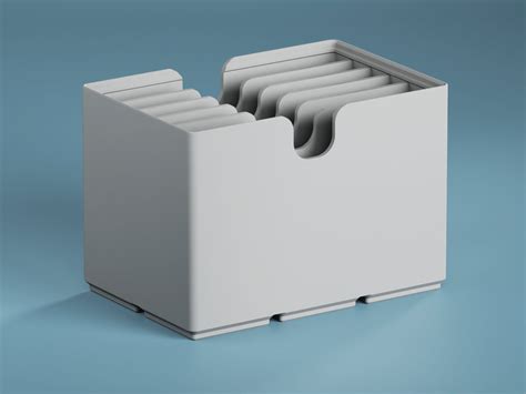 Gridfinity Cable Organizer No Label Remixed By Cliffback Makerworld