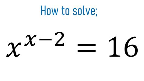 How To Solve Exponential Equation YouTube