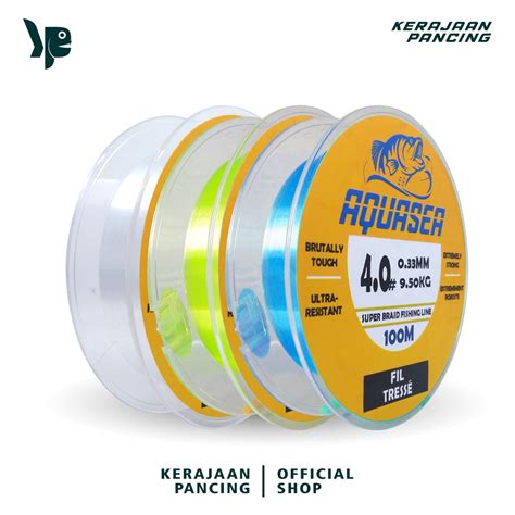 Jual Kerajaan Pancing Senar Pancing Gorilla Aquasea Panjang 100m