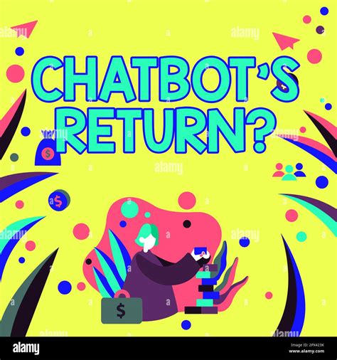 Conceptual Display Chatbots Return Word For Program That Communicate