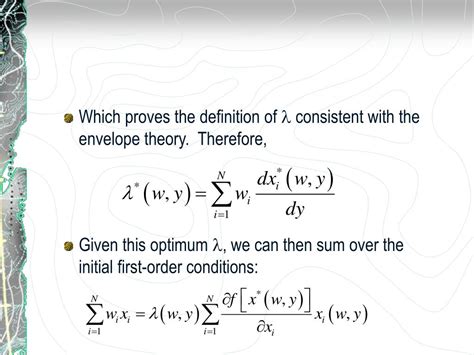 Ppt Comparative Statics And Duality Of The Cost Function Powerpoint