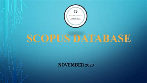 Pdf Scopus Database