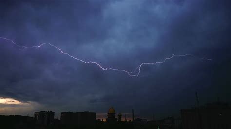 Thunderstorm And Lightning Stock Footage Videohive