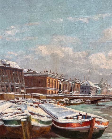 C1930s Oil On Canvas By Abraham Neumann 1873 1942 Berlin Cathedral