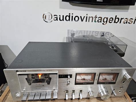 Tape Deck Polyvox Cp 750 D Audio Vintage Brasil