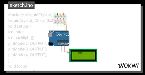 TRAFFIC LIGHT CONTROL Wokwi ESP STM Arduino Simulator