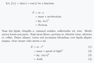 How Do You Add Text Inside An Equation In LaTeX