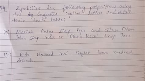 Solved Q4 ﻿symbolize The Following Propositions Wing The