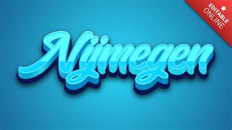 Nijmegen | Text Effect Generator
