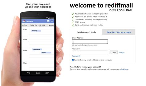 Rediffmail Login Account Rediff Subsidiary Which Provides Web Based Email Services