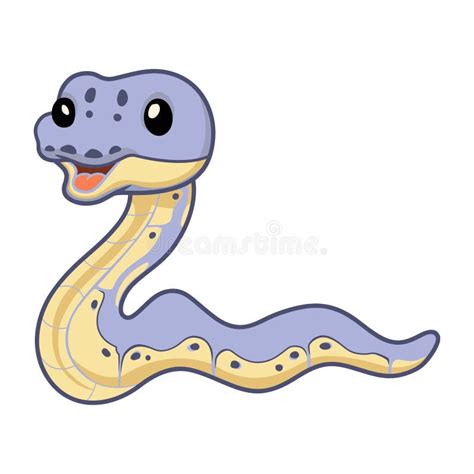 Cute Killer Clown Ball Python Cartoon Stock Vector Illustration Of Nature Ball 272908691