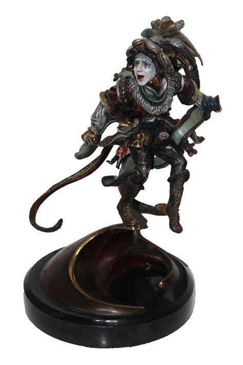 Sold Price Peter Apsit 1937 1999 Court Jester Bronze Invalid