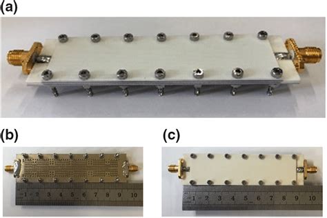 A Photograph Of Fabricated Slow‐wave Empty Substrate Integrated