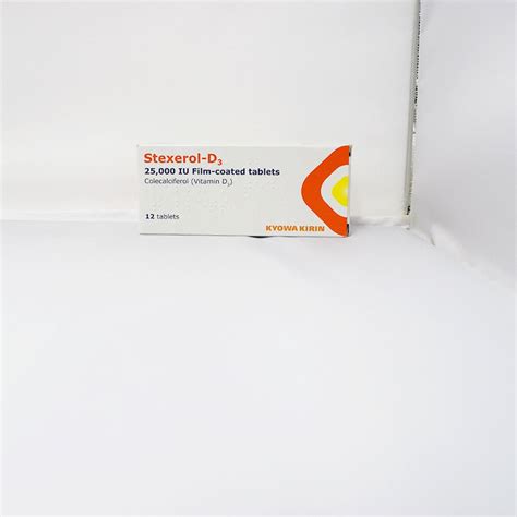 Stexerol D3 Vitamin D3 Tablets 25000iu 12 Ashtons