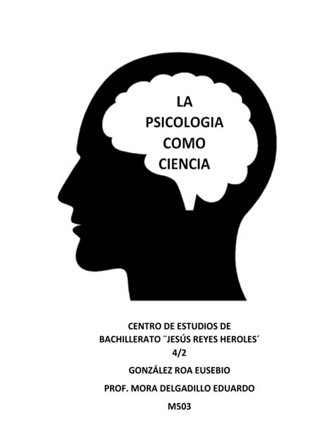 La Psicologia Como Ciencia Pdf Sicología Teoría