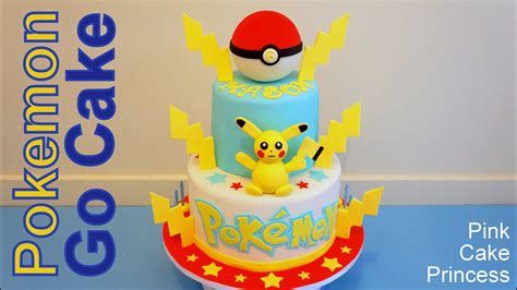 Pokemon Go Cake And Poke Ball Cake Topper How To By Pink Cake Princess