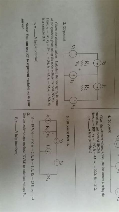 r2 3 20 points 1 20 points given the element