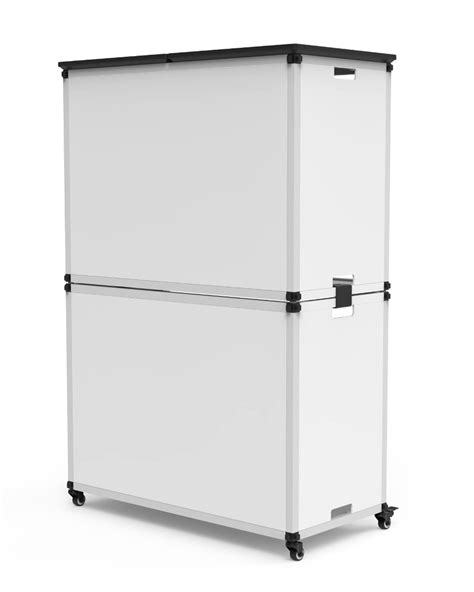 Luxor Workspaces Modular Classroom Bookshelf Wide Stacked Modules