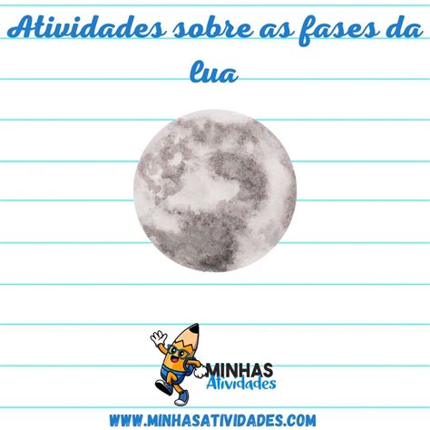 Atividade Lua Educação Infantil Retoedu