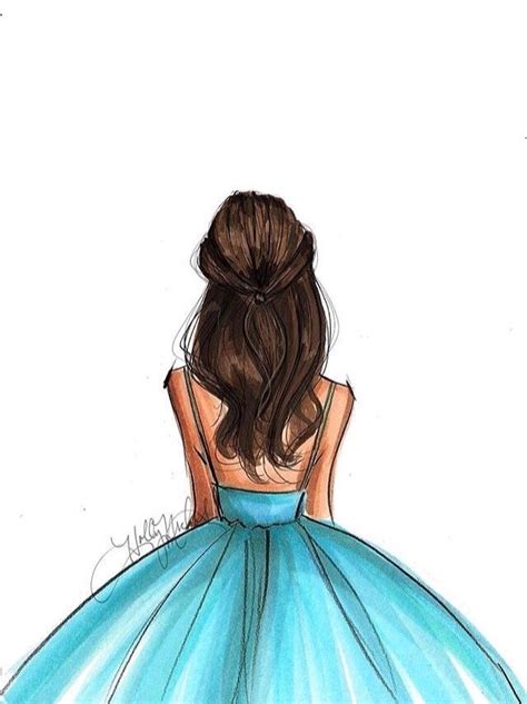 Pin De Hope En Backgroundsخلفيات Dibujos Bonitos Silueta De Chica Chica De Espaldas