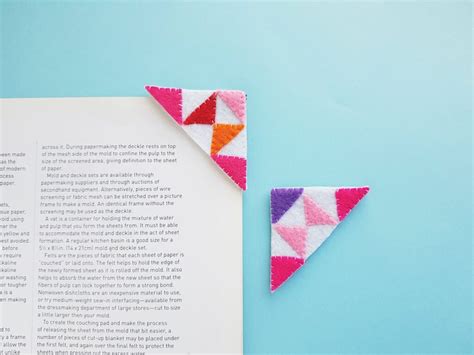 Easy DIY Bookmarks To Sew Easy Things To Sew