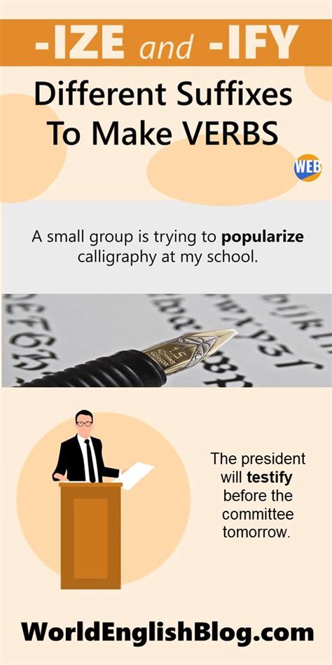 Confusing Suffixes Ize And Ify How And When To Use Them Suffix