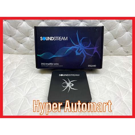 Soundstream PNP DSQ Series Plug Play Android Player 4 Channel Power Amplifier DSP DSQ A4D