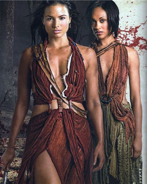 Mira And Naevia Katrina Law And Cynthia Addai Robinson Spartacus