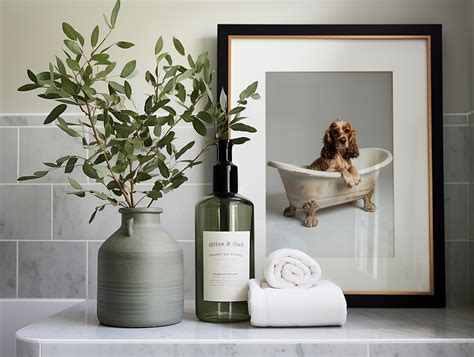 Cocker Spaniel Bath Print Dog In Bath Print Cocker Spaniel Art Print