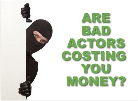 Interesting Article On The Importance Of Having A Bad Actor Management