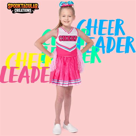 Go Team Cheerleader Costume Pink