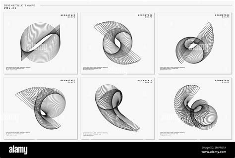 Modern Blend Lines Abstract Vector Set Dynamic Line Vector Design
